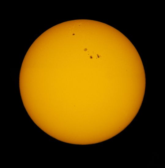 New Sunspots Large Enough Devour Earth Editorial Stock Photo - Stock ...
