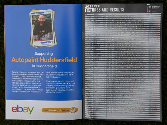Ebay Advert Match Programme Editorial Stock Photo - Stock Image ...