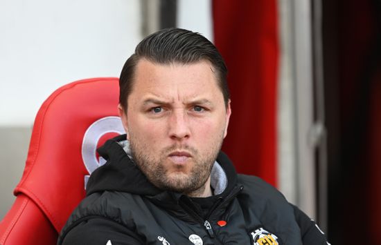 Mark Bonner Manager Cambridge United Editorial Stock Photo - Stock ...