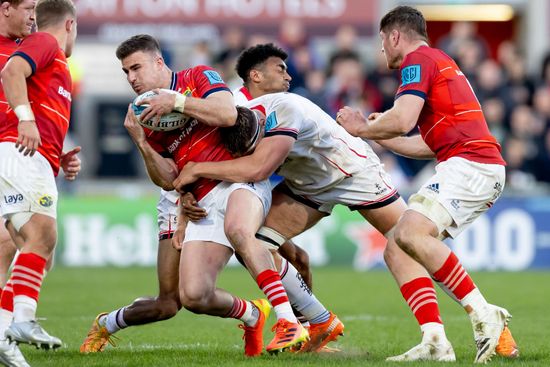 Ulster Vs Munster Ulsters Matty Rea Editorial Stock Photo - Stock Image ...