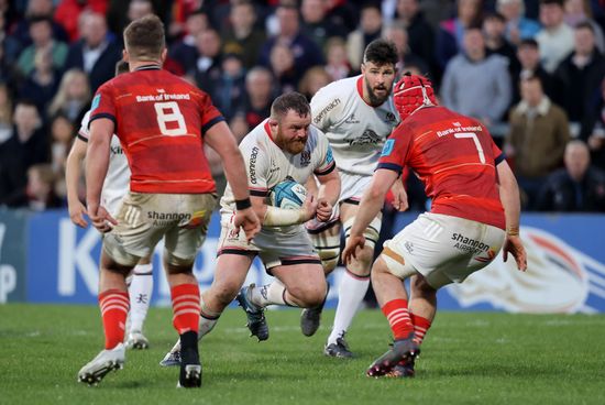 Ulster Vs Munster Ulsters Andrew Warwick Editorial Stock Photo - Stock ...
