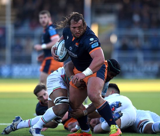 Pierre Schoeman Edinburgh Prop Shrugs Off Editorial Stock Photo - Stock ...