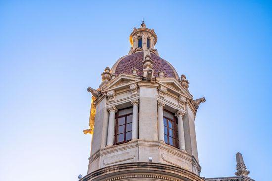 Colonial Style Tower Plaza Ayuntamiento Town Editorial Stock Photo ...