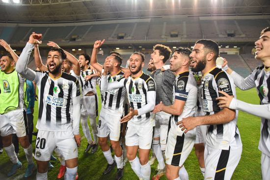 Players Es Setif Celebrate Their Victory Editorial Stock Photo - Stock ...