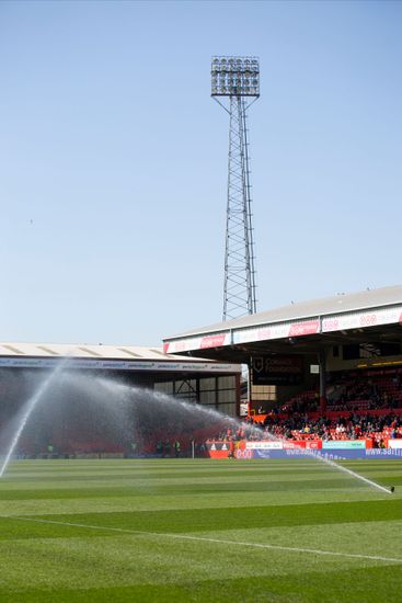 General View Pittodrie During Cinch Scottish Editorial Stock Photo ...