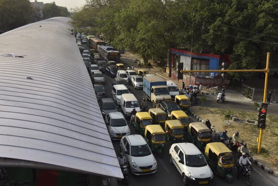 Traffic Snarl Seen Ashram Chowk Underpass Editorial Stock Photo - Stock ...