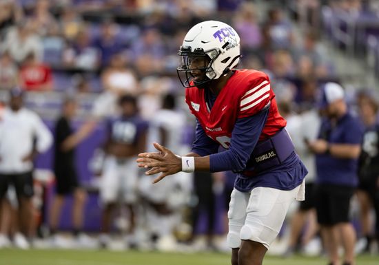 Tcu Horned Frogs Quarterback Sam Jackson Editorial Stock Photo - Stock ...