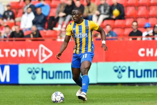 Daniel Udoh Shrewsbury Town Action During Editorial Stock Photo - Stock ...