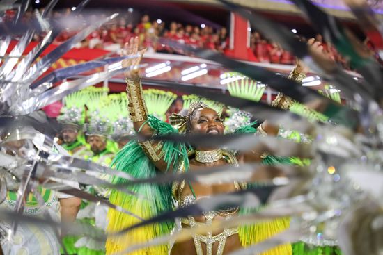 Brazilian Singer Iza Imperatriz Leopoldinense Samba Editorial Stock ...