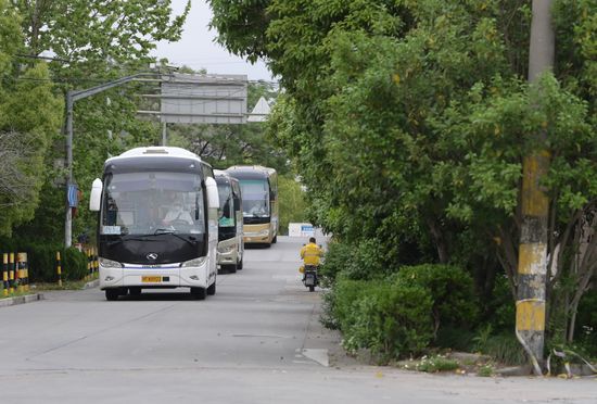 Buses Carrying Villagers Who Returning Home Editorial Stock Photo ...