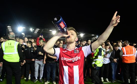 Matt Jay Captain Exeter City Celebrates Editorial Stock Photo - Stock ...