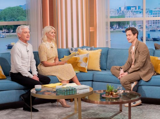 Phillip Schofield Holly Willoughby Hugh Dancy Editorial Stock Photo ...