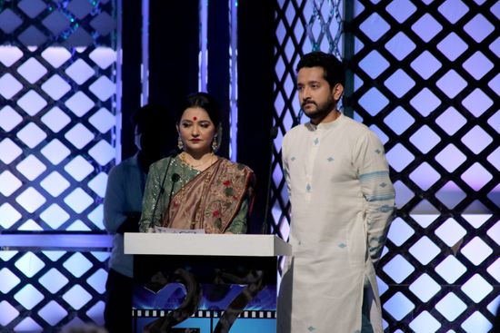 Actor Parambrata Chatterjee Actress June Malia Editorial Stock Photo ...