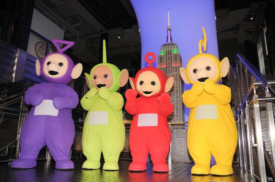 Teletubbies Visit Empire State Building Celebrate Editorial Stock Photo ...