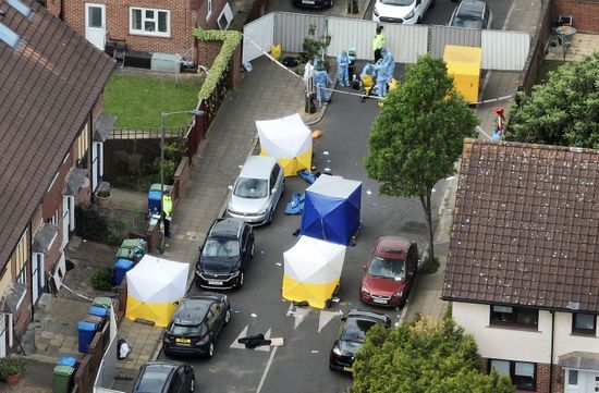 Police Evidence Tents Seen Street Outside Editorial Stock Photo - Stock ...
