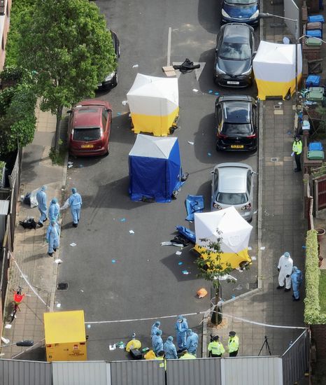 Police Evidence Tents Seen Street Outside Editorial Stock Photo - Stock ...