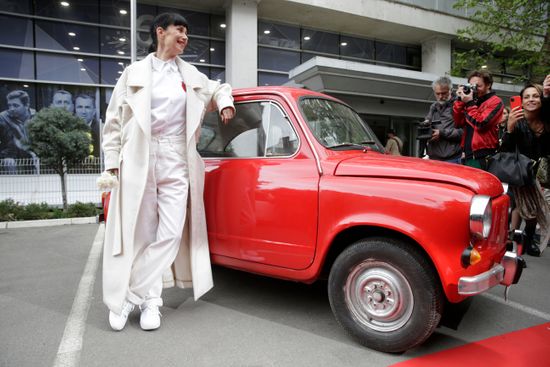 Serbian Singer Ana Djuric Known By Editorial Stock Photo - Stock Image ...