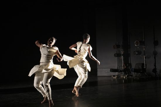 Dancers Ensemble Moving Into Dance Mid Editorial Stock Photo - Stock ...