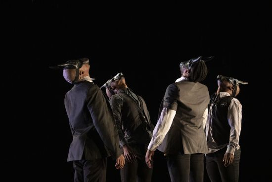Dancers Ensemble Moving Into Dance Mid Editorial Stock Photo - Stock ...