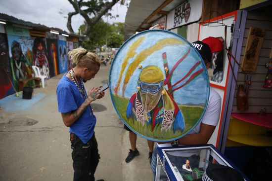 Young Man Holds Handcrafted Shield Booth Editorial Stock Photo - Stock ...