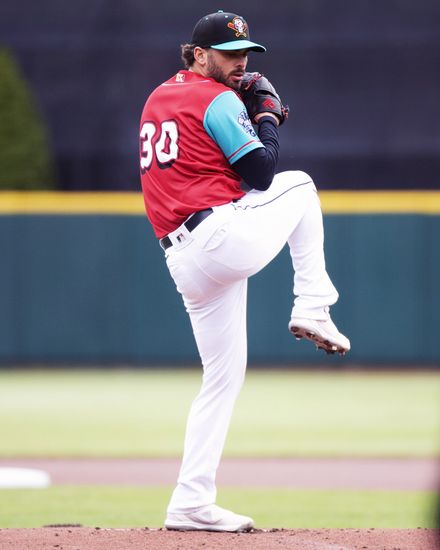 Columbus Clippers Pitcher Tanner Tully 30 Editorial Stock Photo - Stock ...
