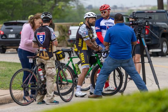 Cyclists Project Hero Seen They Participate Editorial Stock Photo ...