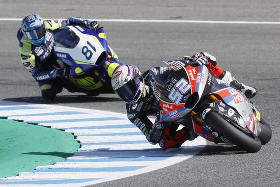 Spanish Moto2 Rider Jeremy Alcoba R Editorial Stock Photo - Stock Image ...
