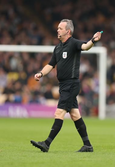 Referee Mr Carl Brooks Editorial Stock Photo - Stock Image | Shutterstock
