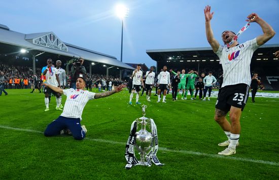 Anthony Knockaert Joe Bryan Fulham Celebrate Editorial Stock Photo ...