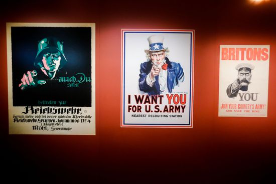 Wwii Wartime Posters Placards Presented New Editorial Stock Photo ...