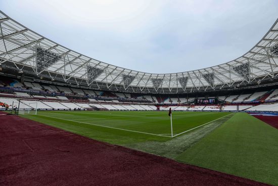 General View Inside London Stadium Pitch Editorial Stock Photo - Stock ...