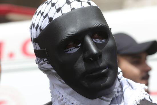 Palestinian Militants Fire Salute During Funeral Editorial Stock Photo ...