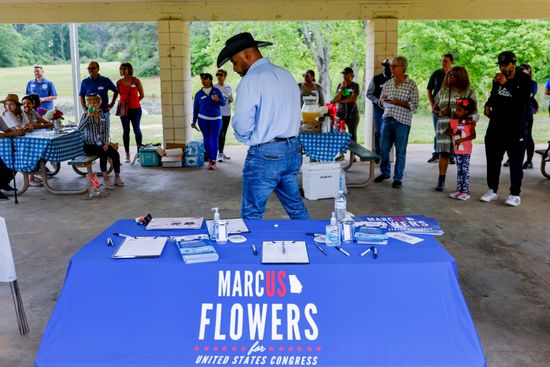 Democratic Congressional Candidate Marcus Flowers Participates ...