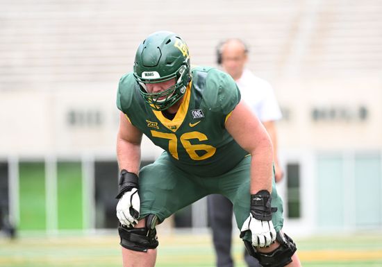 Baylor Bears Offensive Lineman Connor Galvin Editorial Stock Photo ...