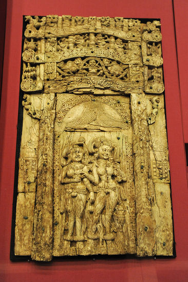 Ivory Furniture Inlays Belonging Sofa Begram Editorial Stock Photo ...