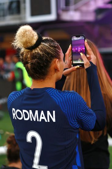 Trinity Rodman Pictured Washington Spirit Celebrate Editorial Stock ...