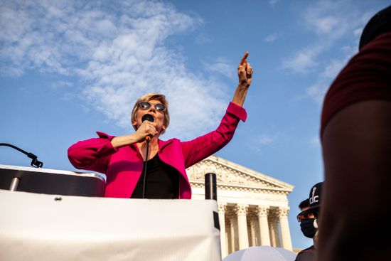 Furious Elizabeth Warren Dma Speaks Prochoice Editorial Stock Photo ...