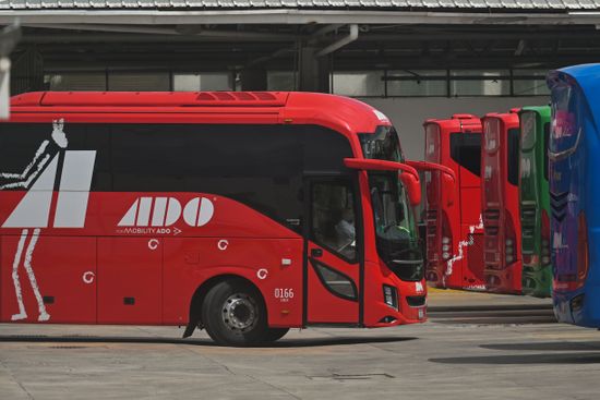 Ado Buses Seen Bus Station Playa Editorial Stock Photo - Stock Image ...