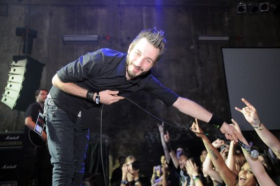 Singer Andreas Caliban Performing Metal Hammer Editorial Stock Photo ...