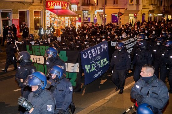 Leftwing Autonomists Protesting Under Motto United Editorial Stock ...