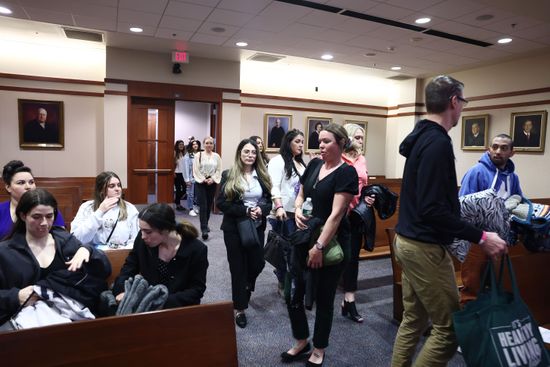 Spectators Fill Courtroom Before Start Day Editorial Stock Photo ...
