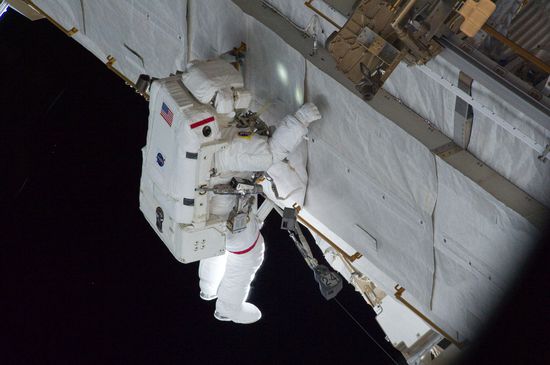 Nasa Astronaut Steve Bowen Sts133 Mission Editorial Stock Photo - Stock ...