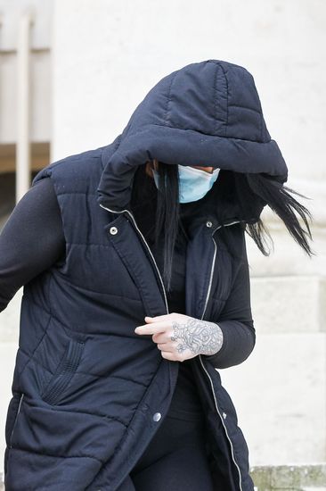 Amy Salter Leaves Cardiff Crown Court Editorial Stock Photo - Stock ...