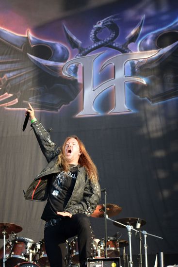 Singer Joacim Cans Hammerfall Performing Wacken Editorial Stock Photo ...