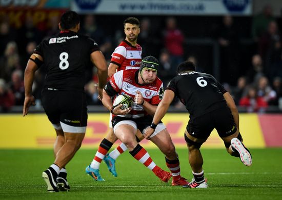Ben Morgan Gloucester Rugby Carries Editorial Stock Photo - Stock Image ...