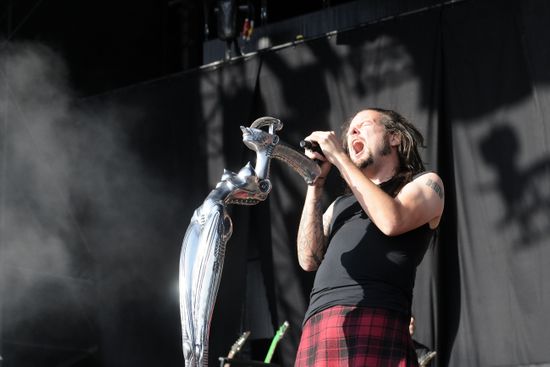 Singer Jonathan Davis Korn Graspop Festival Editorial Stock Photo ...
