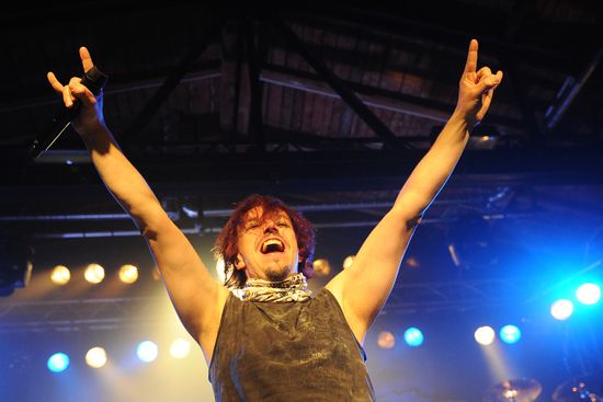 Singer Tony Kakko Sonata Arctica Concert Editorial Stock Photo - Stock ...