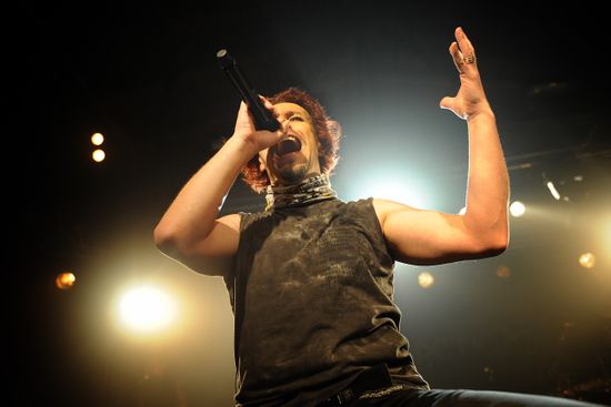 Singer Tony Kakko Sonata Arctica Concert Editorial Stock Photo - Stock ...