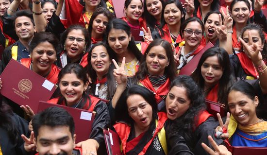 Students Jubilant Mood After Receiving Degree Editorial Stock Photo ...