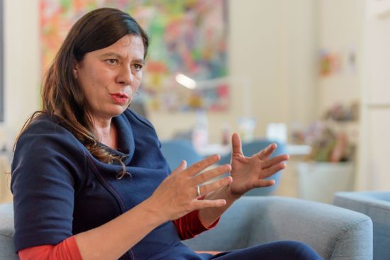 Berlins Education Senator Sandra Scheeres Spd Editorial Stock Photo ...